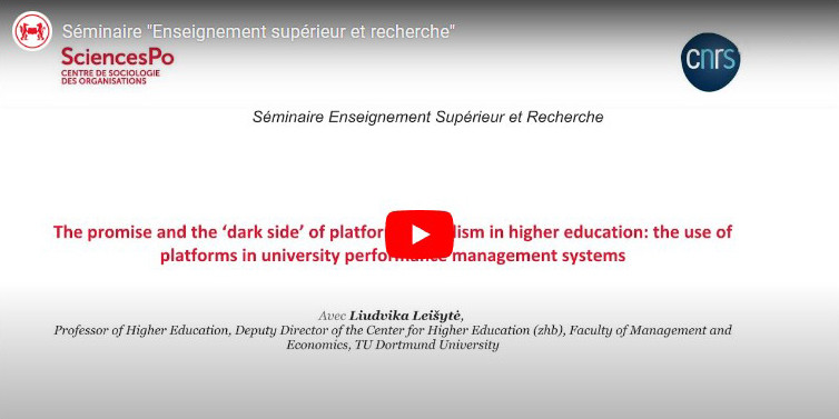 Vortrag von Prof. Leišytė an der Sciences Po Paris - HdHf - TU Dortmund